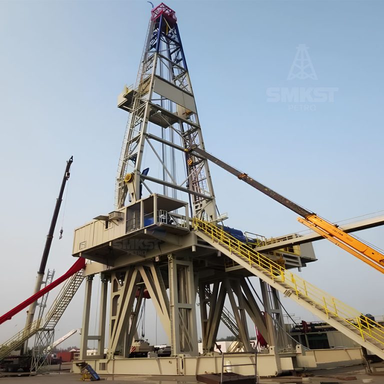 1000HP Land Rig (Skid-Mounted) ZJ40D - with AC-SCR-DC Drive - SMKST Petro